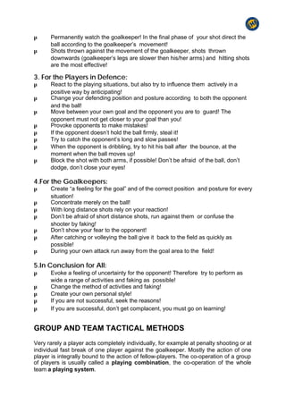 Basic handball methods | PDF