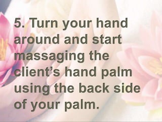 Basic hand massage | PPTX | Physical Therapy | Wellness