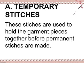 Basic hand stiches | PPT