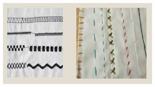 Basic Hand stiches in dressmaking grade 8 level | PPTX