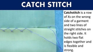 Basic hand stitches | PPTX