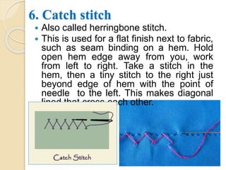 Basic Hand Stitches | PPTX