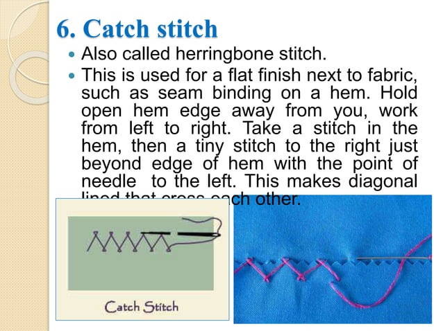 Basic Hand Stitches | PPTX