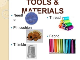 Basic Hand Stitches | PPTX