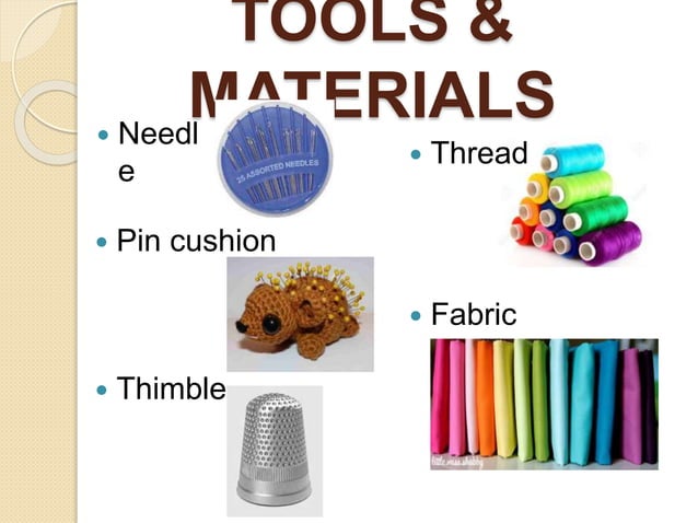 Basic Hand Stitches | PPTX