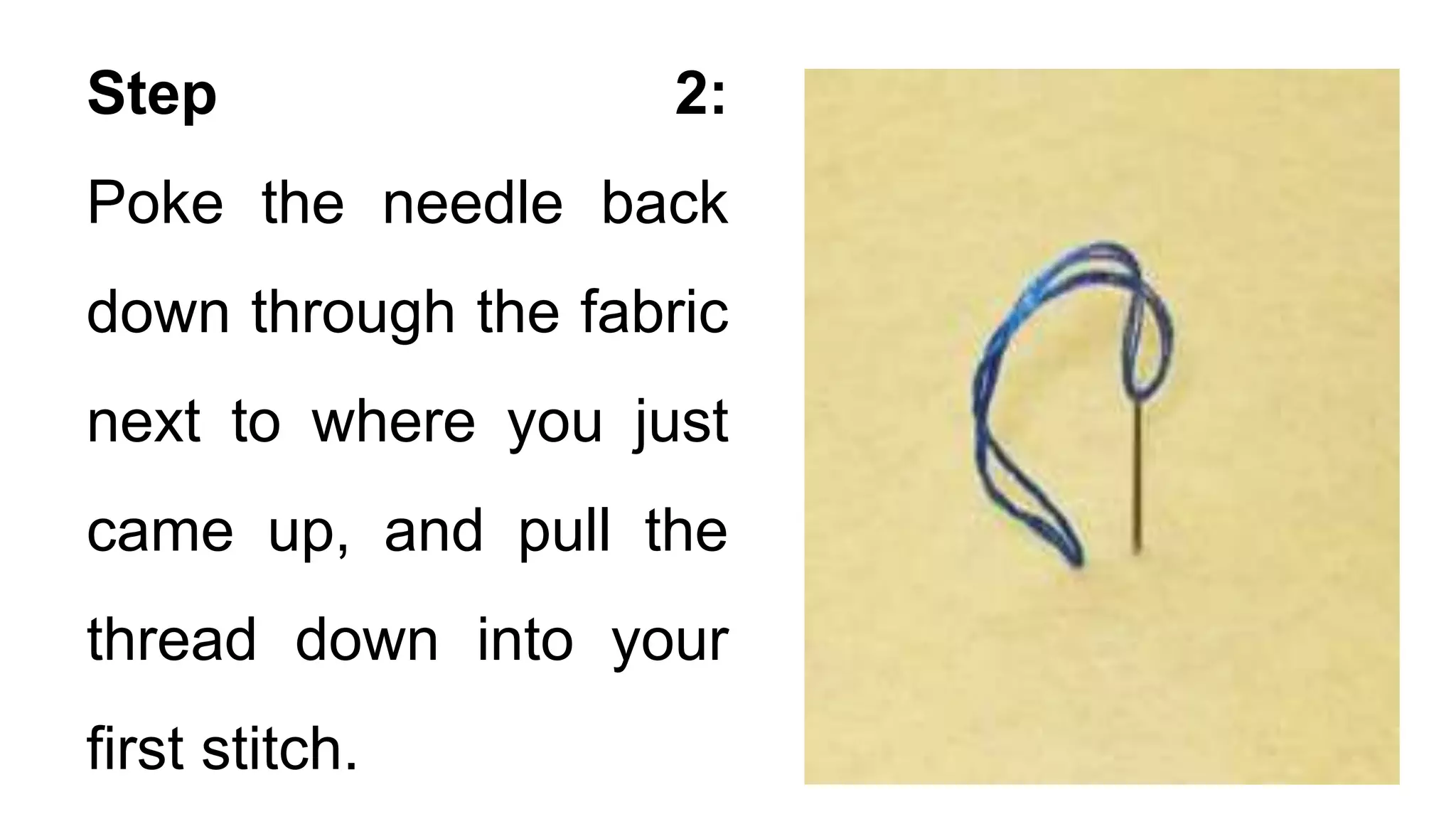 Basic Hand Stitches | PPTX