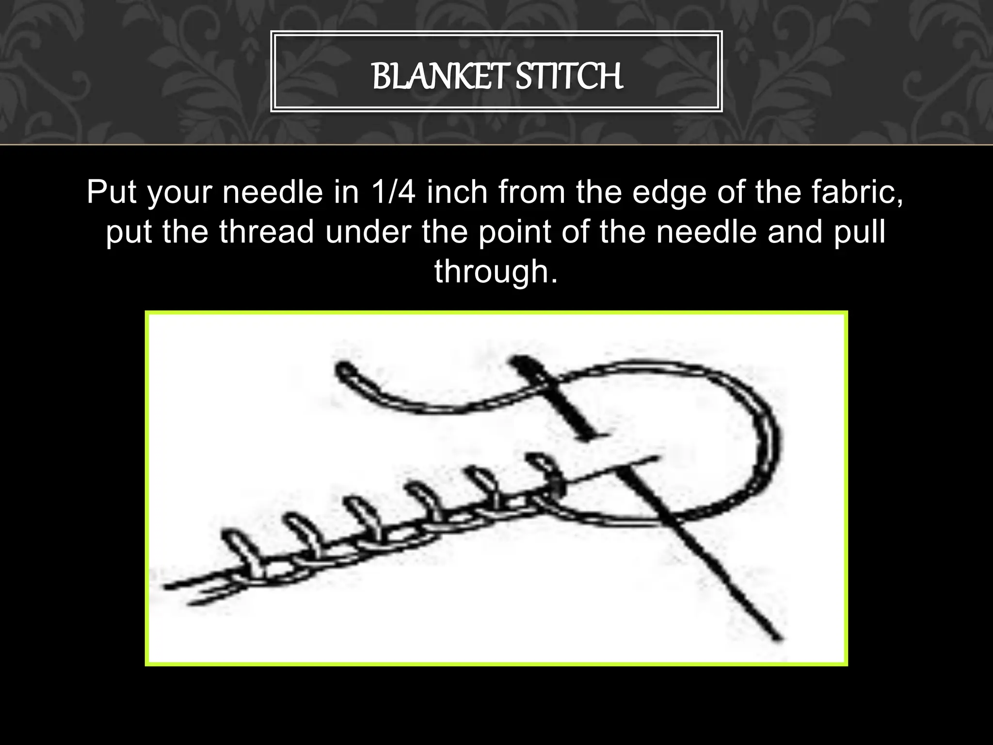 Basic Hand Stitches (Handicraft Exploratory).pptx