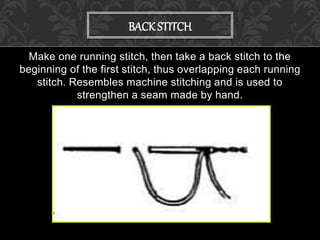 Basic Hand Stitches (Handicraft Exploratory).pptx