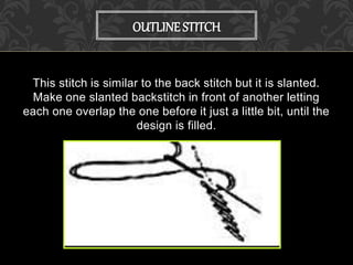 Basic Hand Stitches (Handicraft Exploratory).pptx