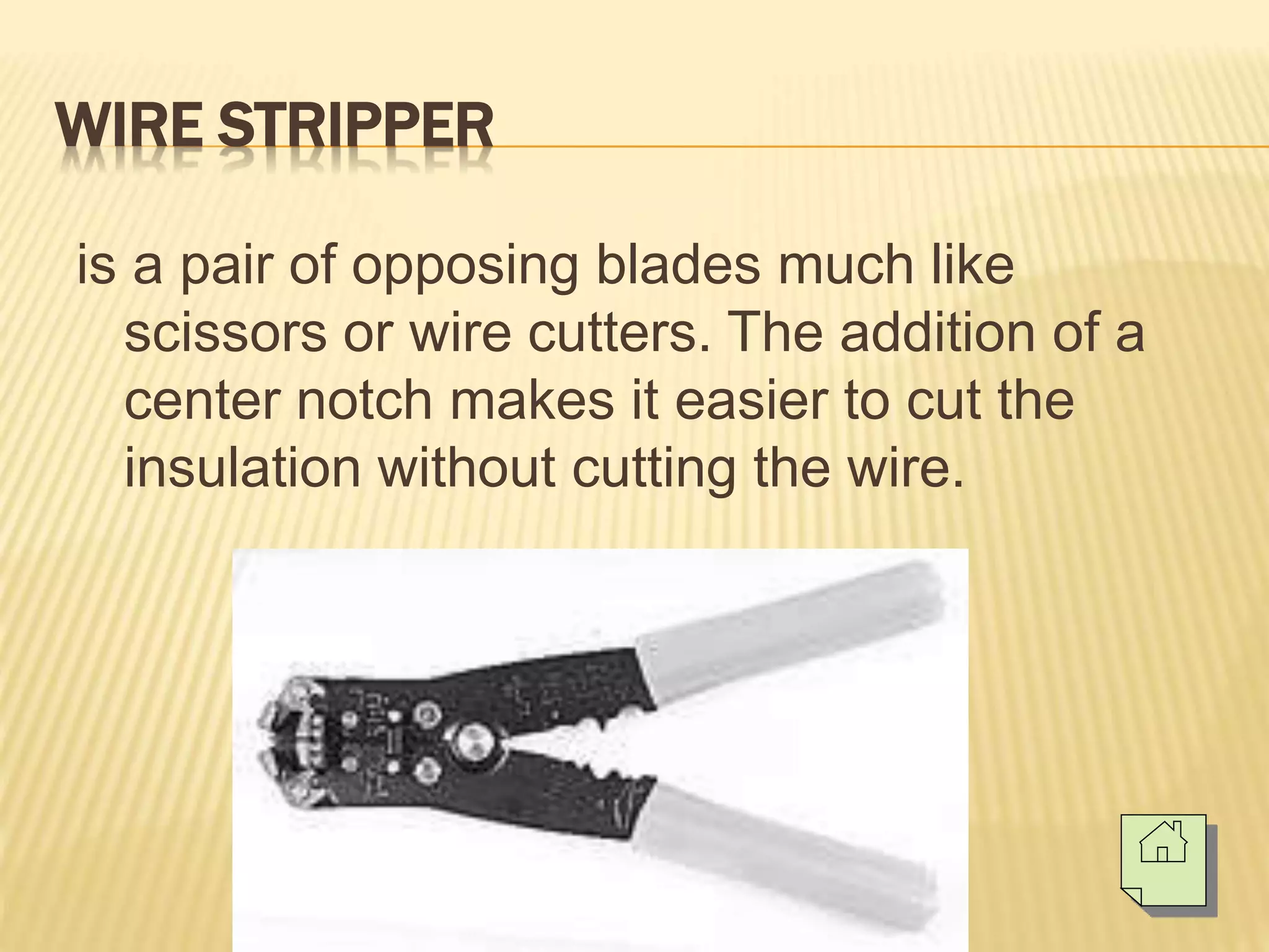 Basic hand tools (Electronics Technology) | PPTX