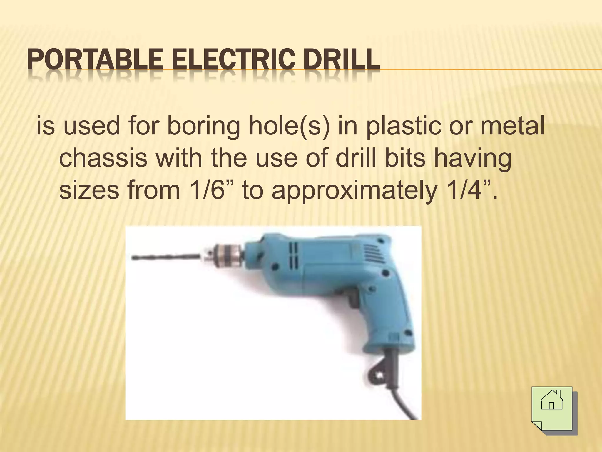 Basic hand tools (Electronics Technology) | PPTX