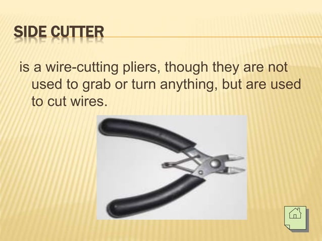 Basic hand tools (Electronics Technology) | PPT