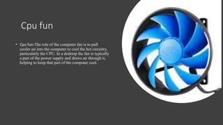 Basic hardware components.pptx | Digital Audio | Computer Software and ...