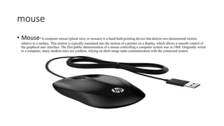 Basic hardware components.pptx | Digital Audio | Computer Software and ...