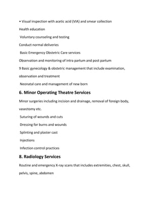 Basic health unit | DOCX