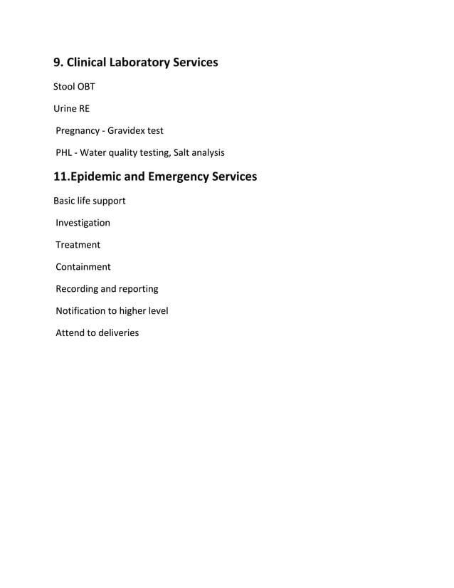 Basic health unit | DOCX