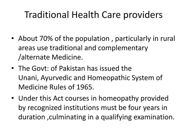 Basic health issues and role of private healthcare System in Pakistan | PPT