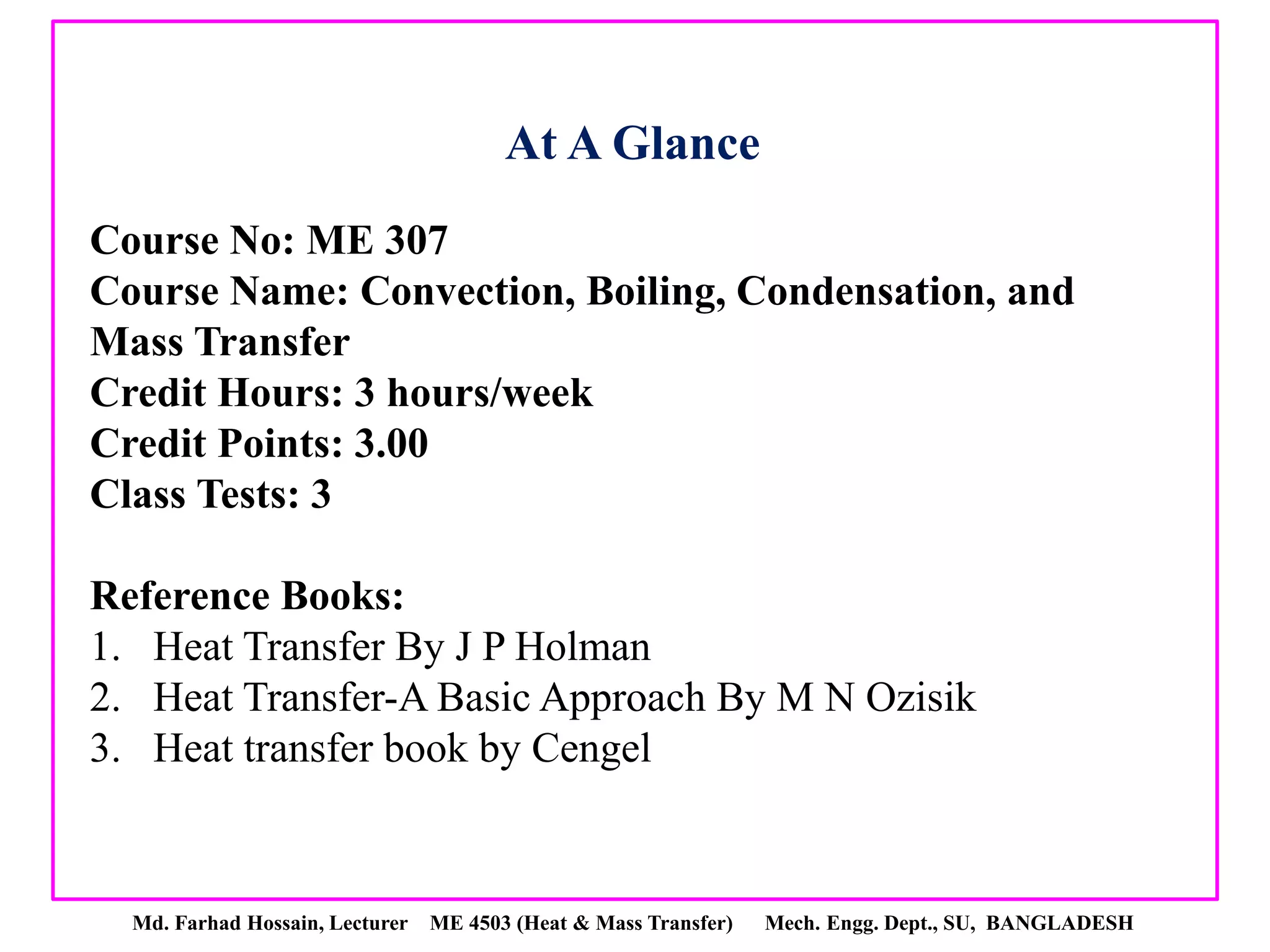 Basic heat transfer | PPT