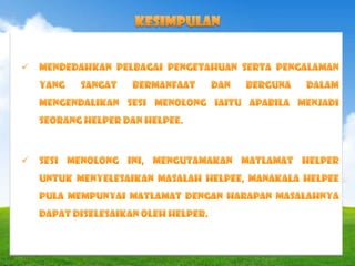 Basic helping like a g.7 | PPT