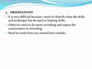 Basic helping skill | PPTX