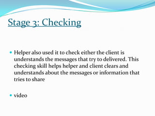 Basic helping skill | PPTX