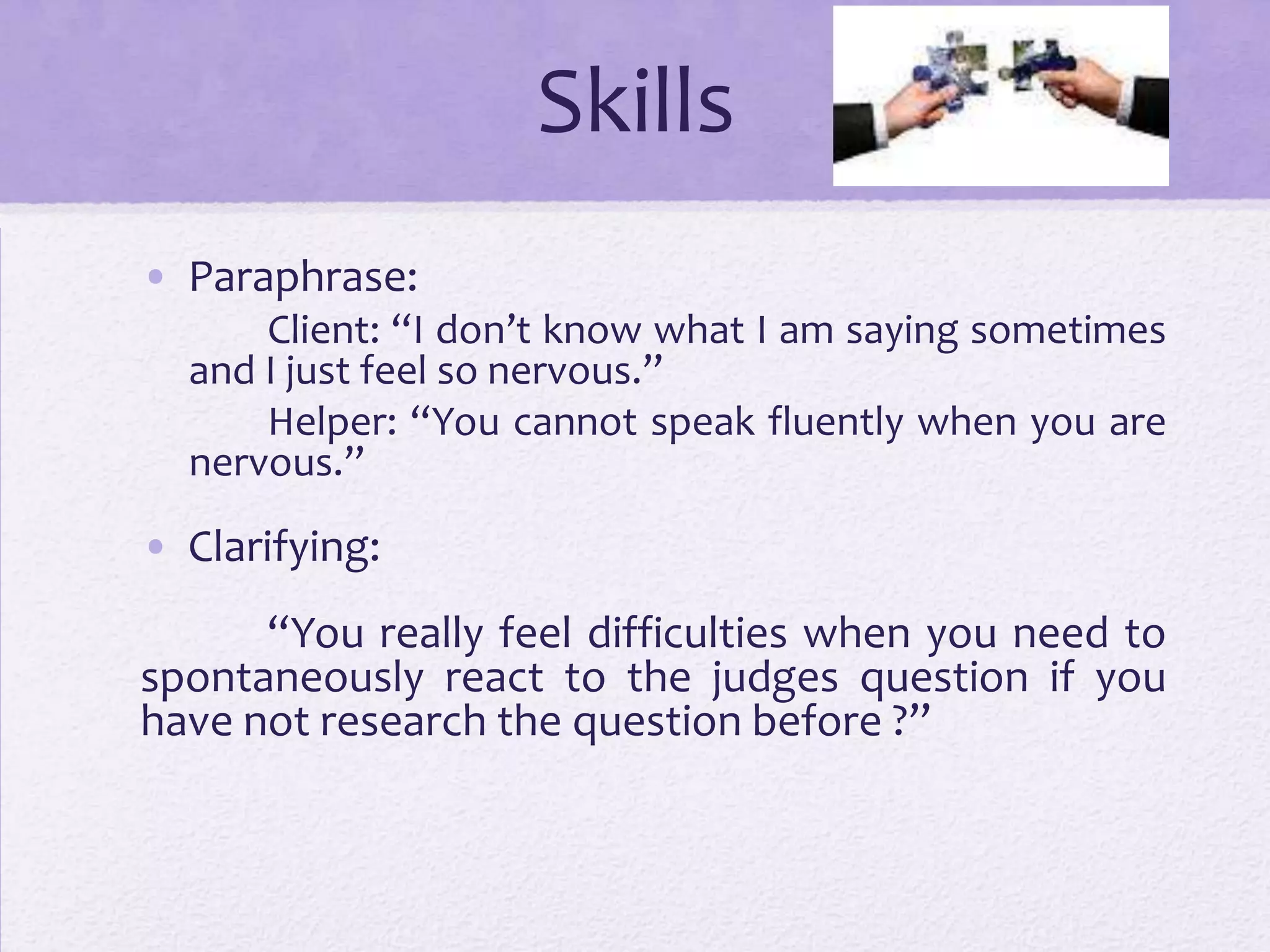 Basic helping skills 26741 | PPTX