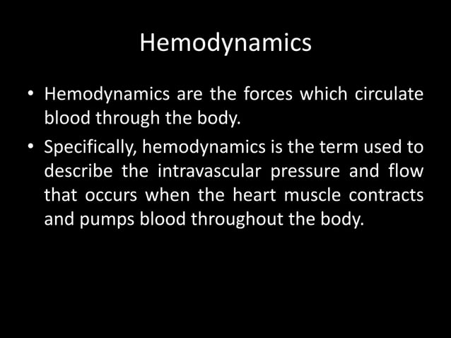 Basic hemodynamic monitoring for nurses | PPSX