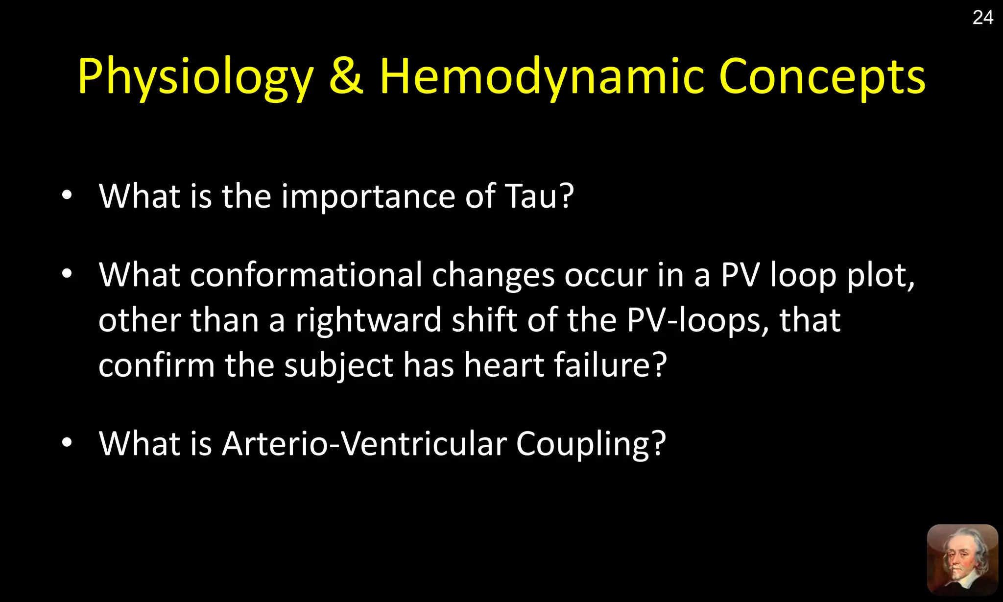 Basic hemodynamic principles viewed through pressure volume relations ...