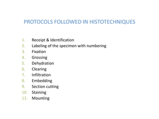 Basic histotechniques | PPTX