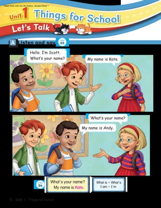 Basic homework introduzing yourself | PDF