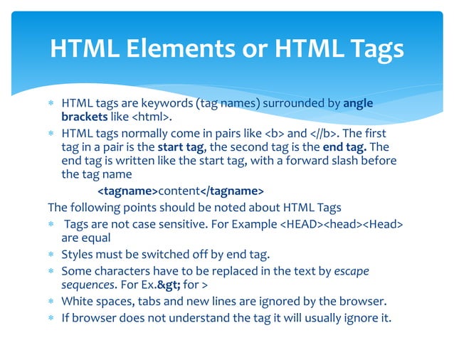 Basic html | PPT