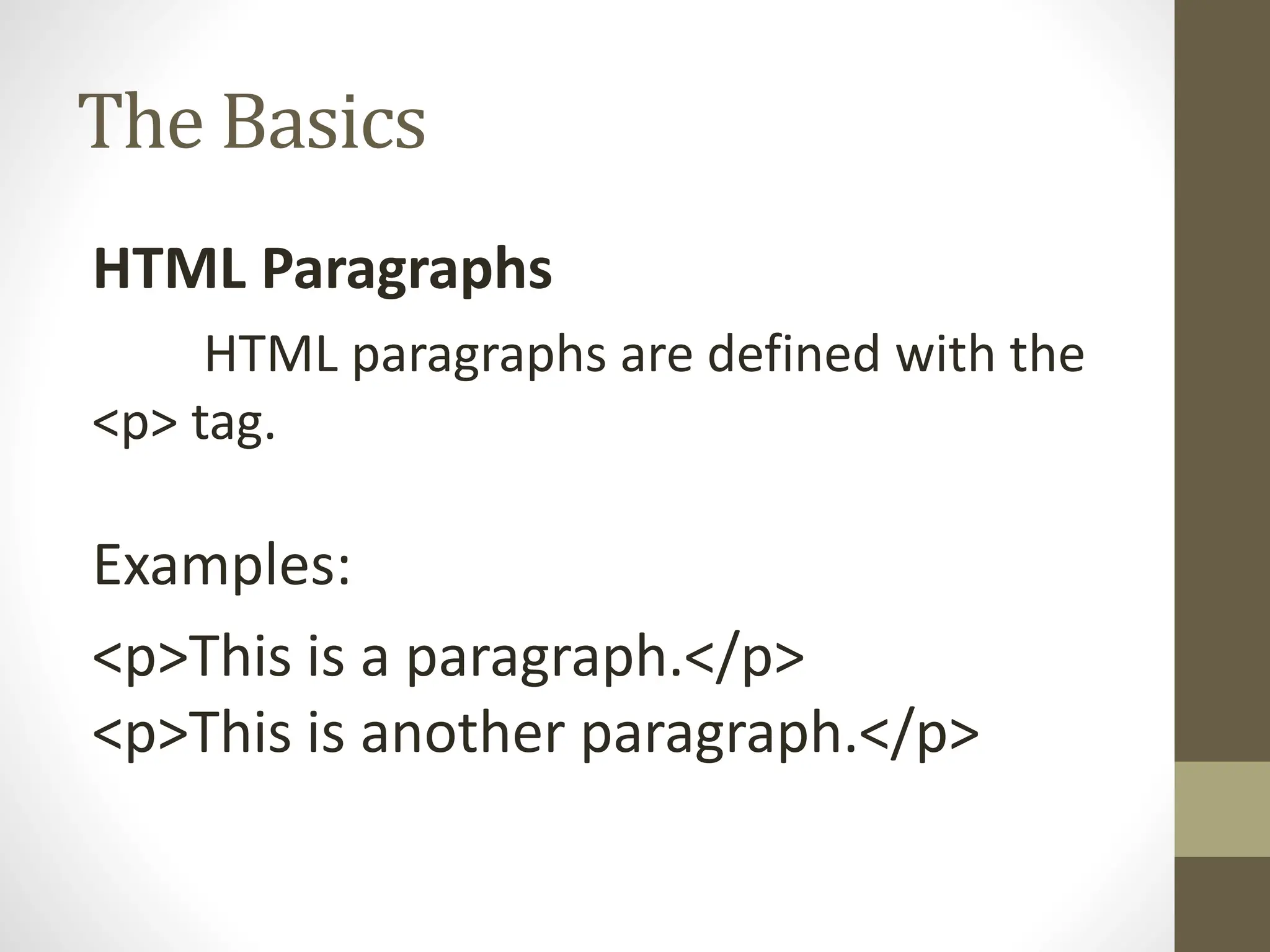 BASIC HTML | PPT
