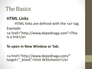 BASIC HTML | PPTX