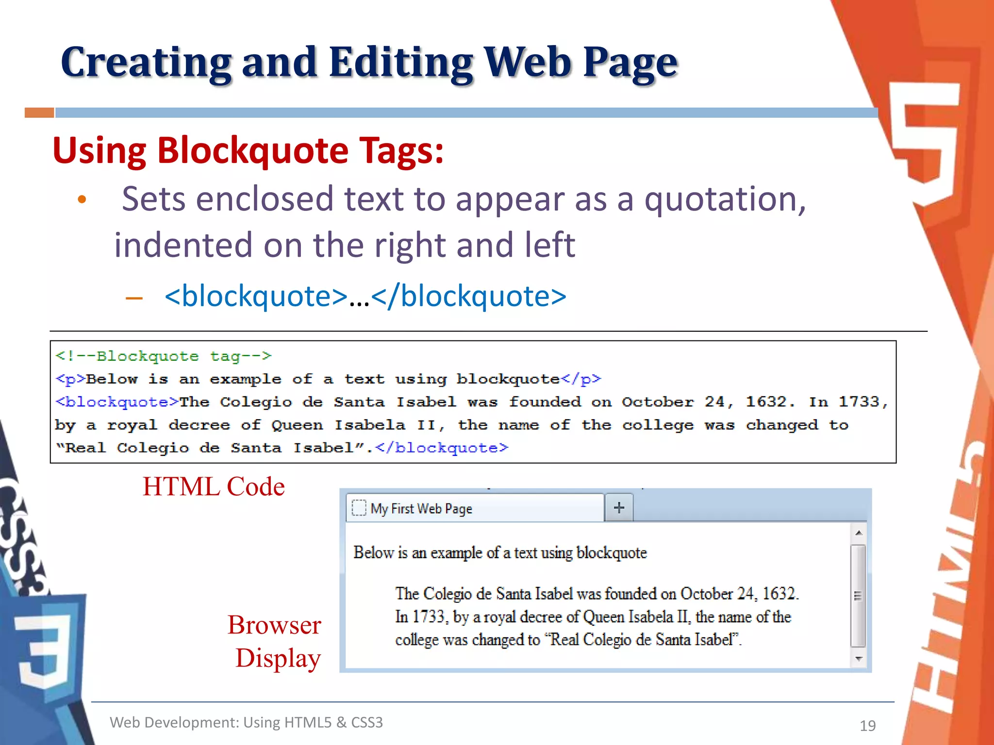 Basic html structure | PPTX