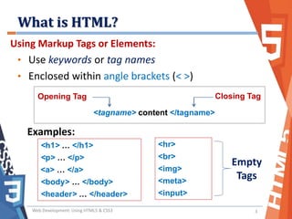 Basic html structure | PPT