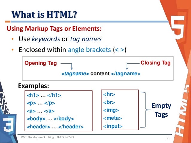 Basic Html Structure 3102