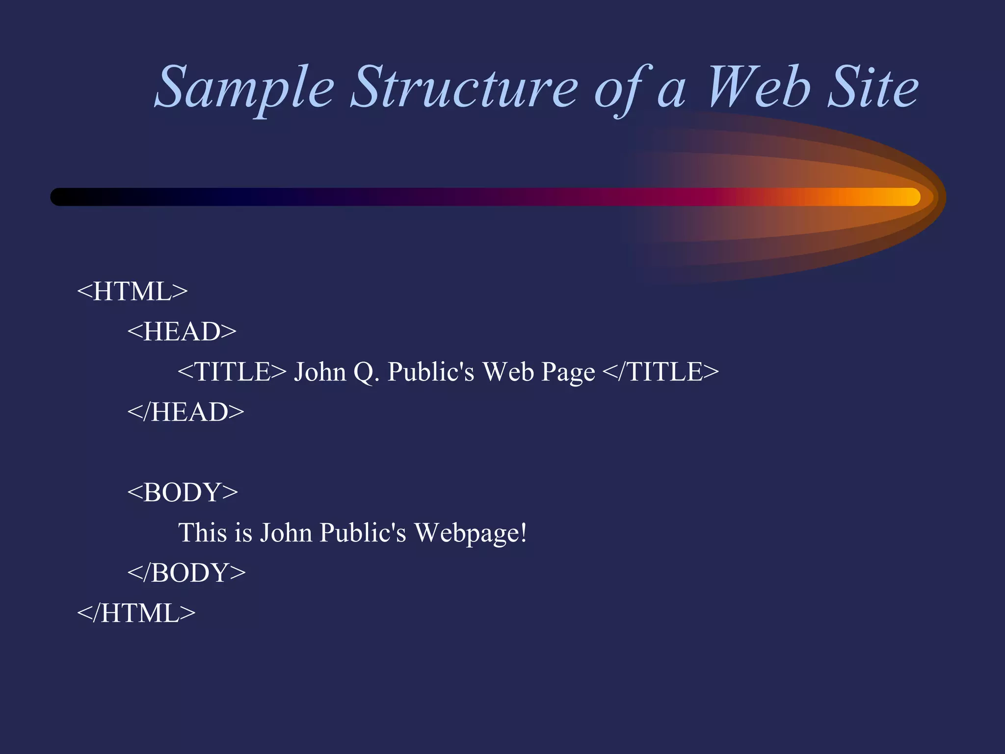 Basic HTML Tags.PPT