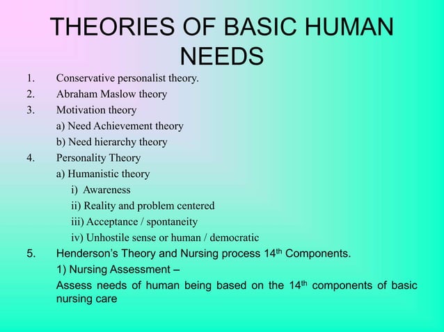 Basic human needs | PPT