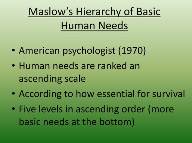 Basic Human Needs in Fundamentals of Nursing.pptx | Parenting Babies ...