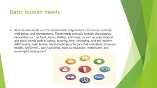 Basic human needs11.pptx Nion College | PPT
