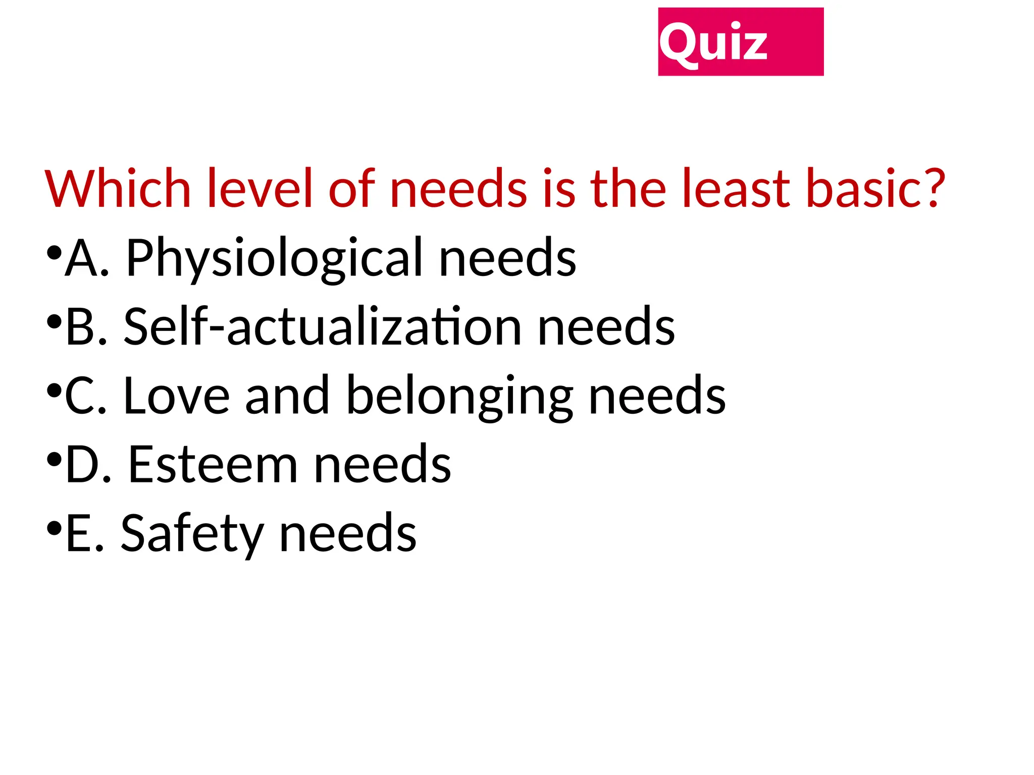 basic human needs.ppt111111111111111111111 | PPT