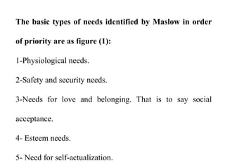 basic human needs.ppt111111111111111111111 | PPT