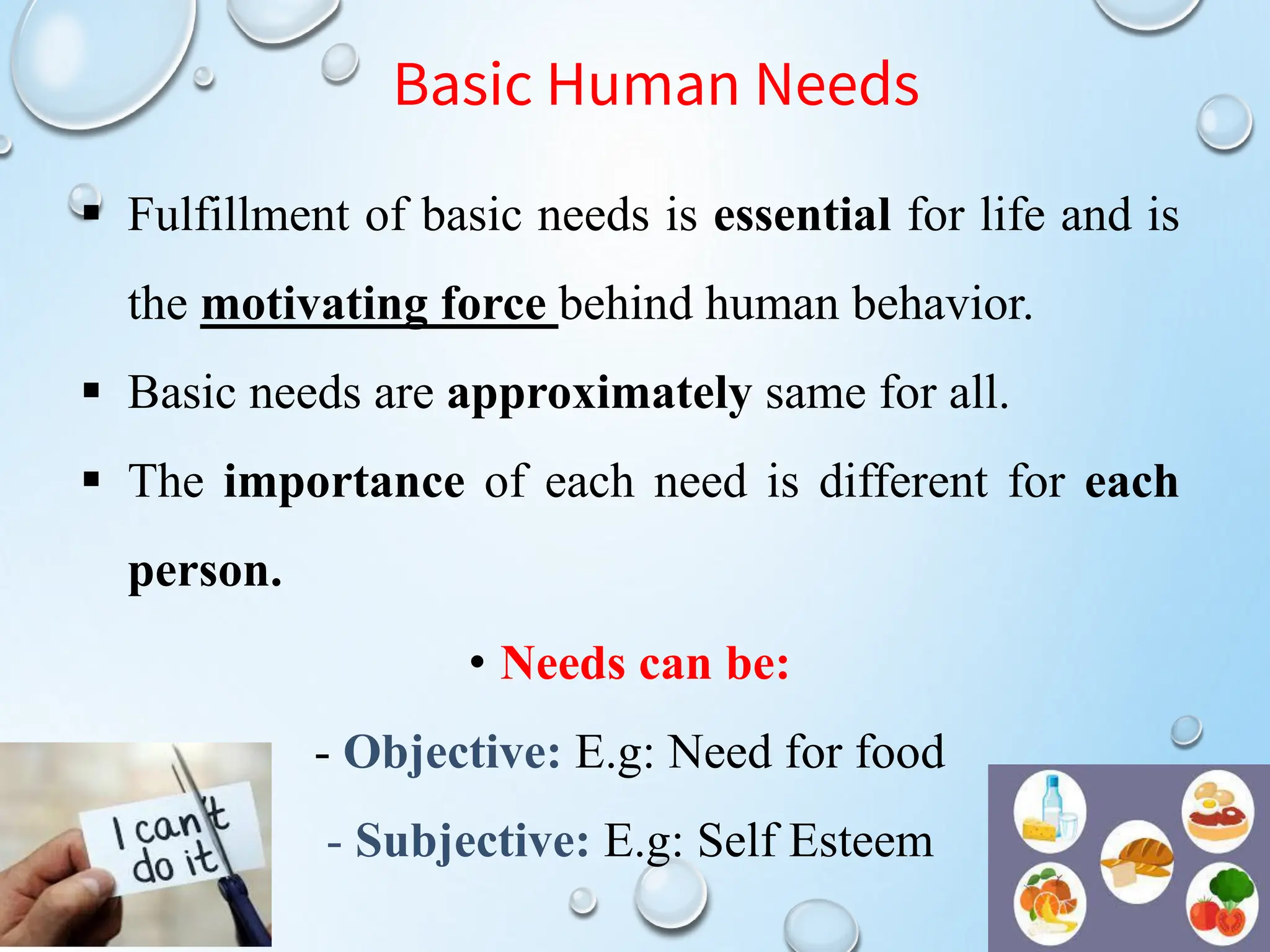 Basic human needs 2025.pdfBasic human needs | PDF