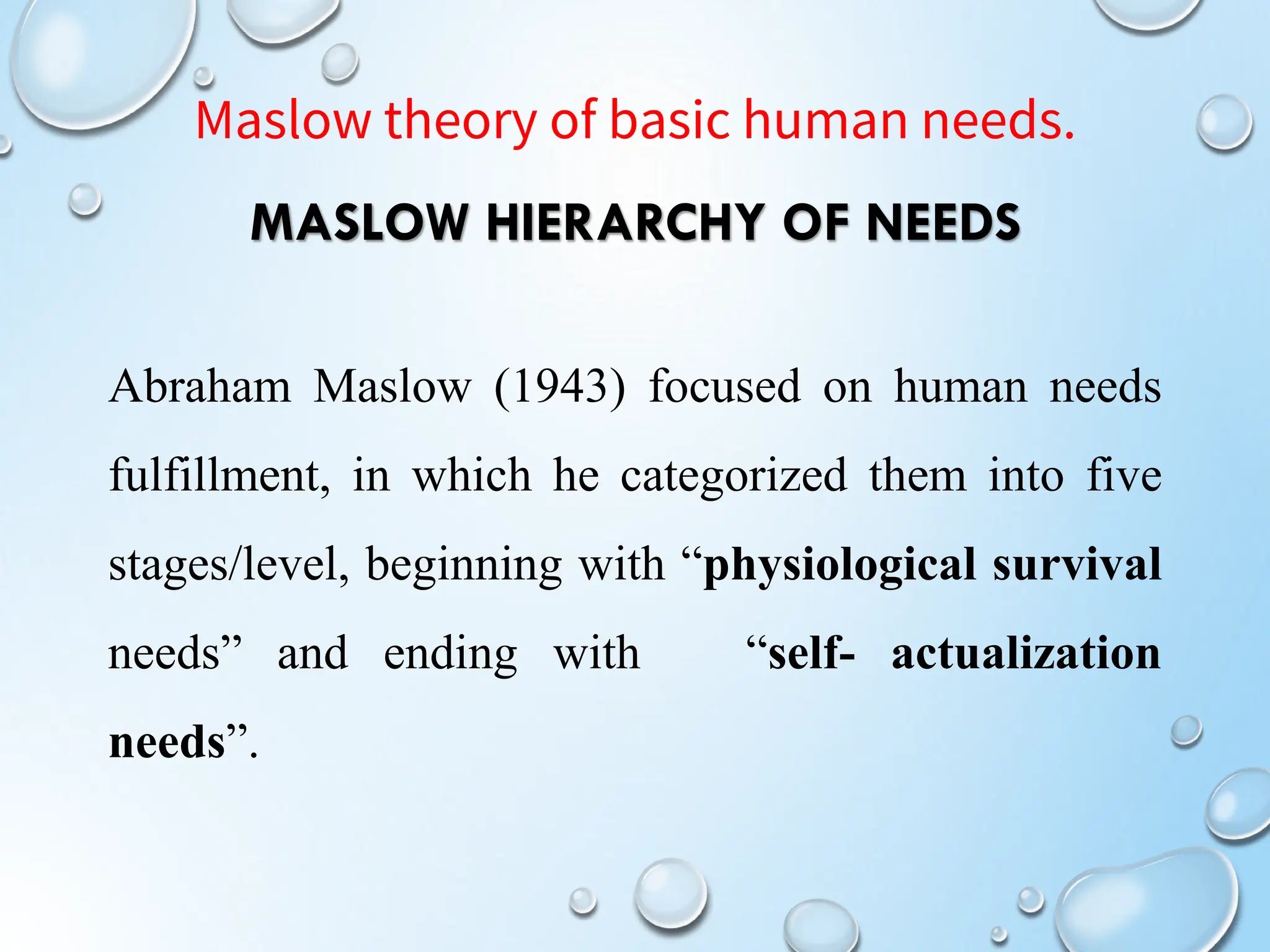 Basic human needs 2025.pdfBasic human needs | PDF