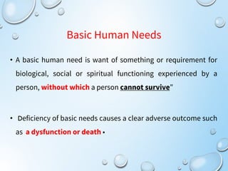 Basic human needs 2025.pdfBasic human needs | PDF