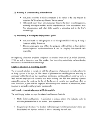 Basic human resource management report on consulting firms | PDF