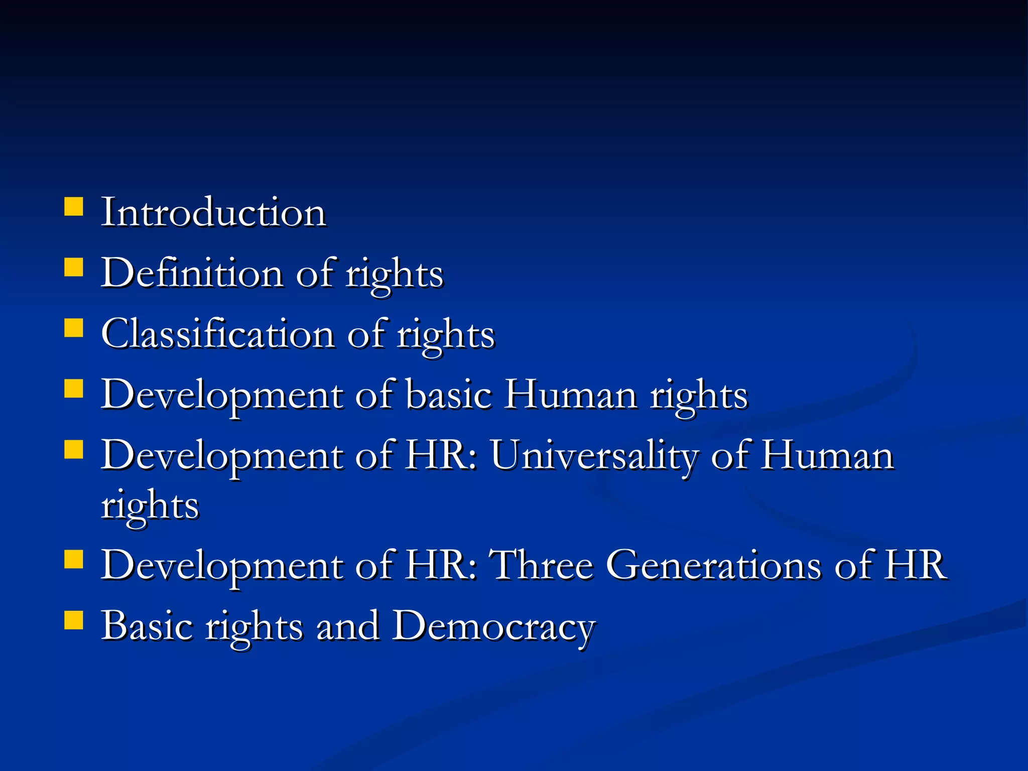 Basic Human Rights | PPT