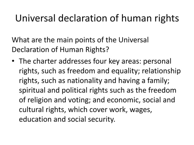 Basic human rights - Unit - 5.pptx | Marriage and Civil Unions | Family ...