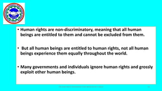 Basic human rights by dr alka arup mukherjee nagpur m.s. india | PPT