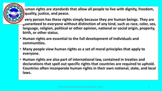 Basic human rights by dr alka arup mukherjee nagpur m.s. india | PPT